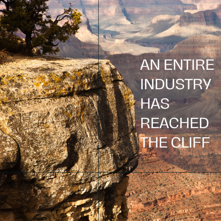 An Entire Industry Has Reached the Cliff - Venture Community Services